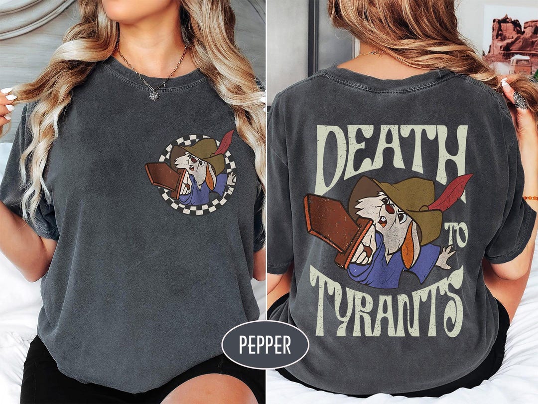 Death to Tyrants Shirt, Retro Robin Hood T-shirt, Robin Hood Tyrant ...