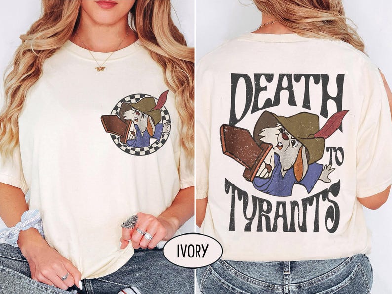 Death to Tyrants Shirt, Retro Robin Hood T-shirt, Robin Hood Tyrant ...