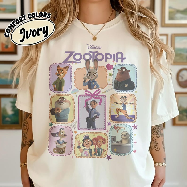 Coquette Disney Zootopia Shirt, Zootopia Kids Shirt, Zootopia Friends ...