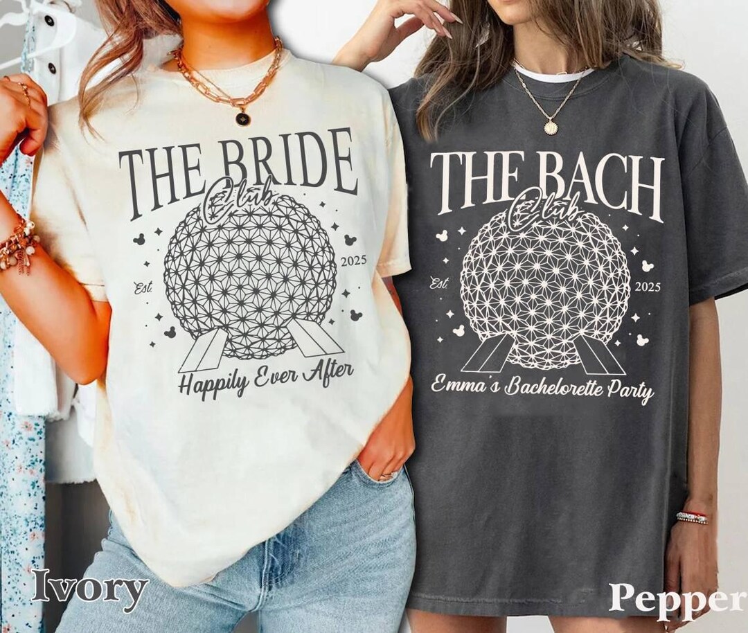 Personalized Epcot Bachelorette Party Shirts, the Bride Club Shirt, the ...