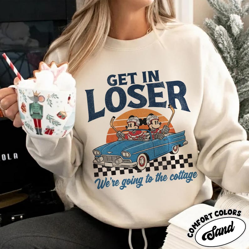 Heated Rivalry, Mickey Hockey Romance Shirt, Get in Loser We're Going ...