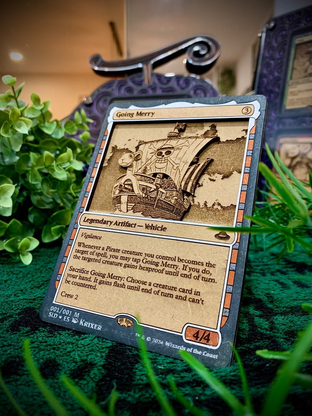 MTG Going Merry one Piece Magnetic Wooden Card Base - Etsy