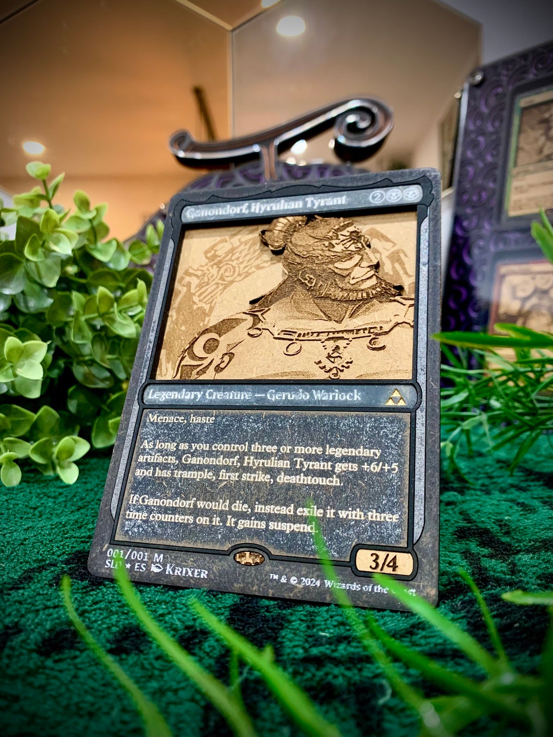 MTG Wooden Card | Best Gift for MTG Collector | Wooden Layered Art ...