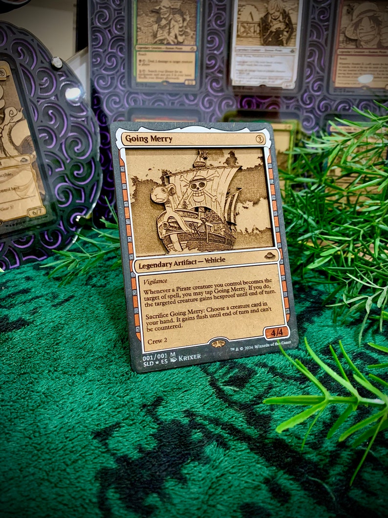 MTG Going Merry Magnetic Wooden Card Base - Etsy
