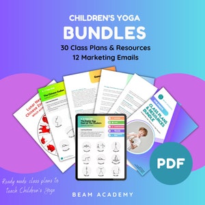 Children's Yoga Class Plan and Resources, Early Years Yoga Class Plans ...