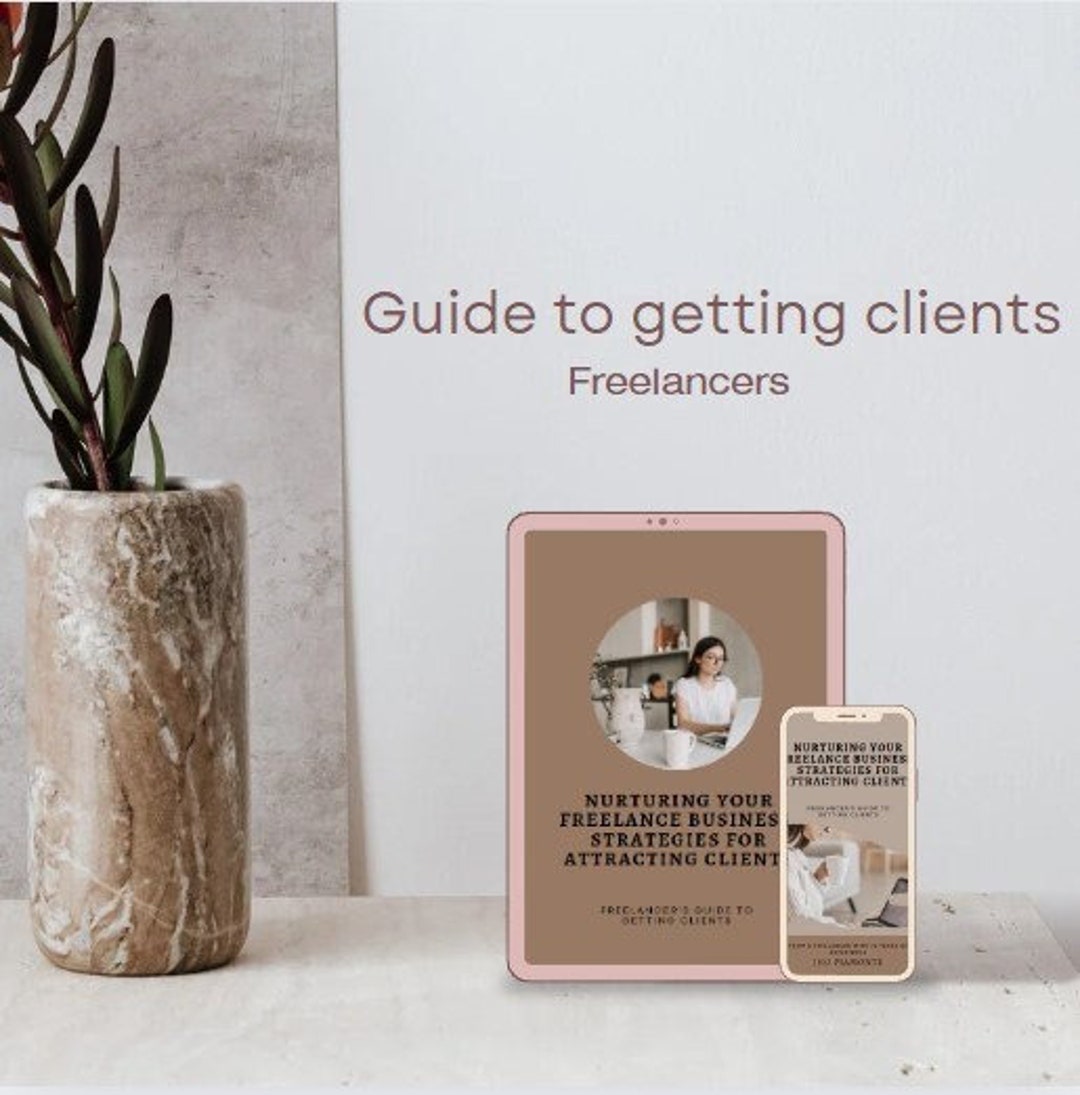 Guide to Getting Clients: Freelancer PLR E-book - Etsy