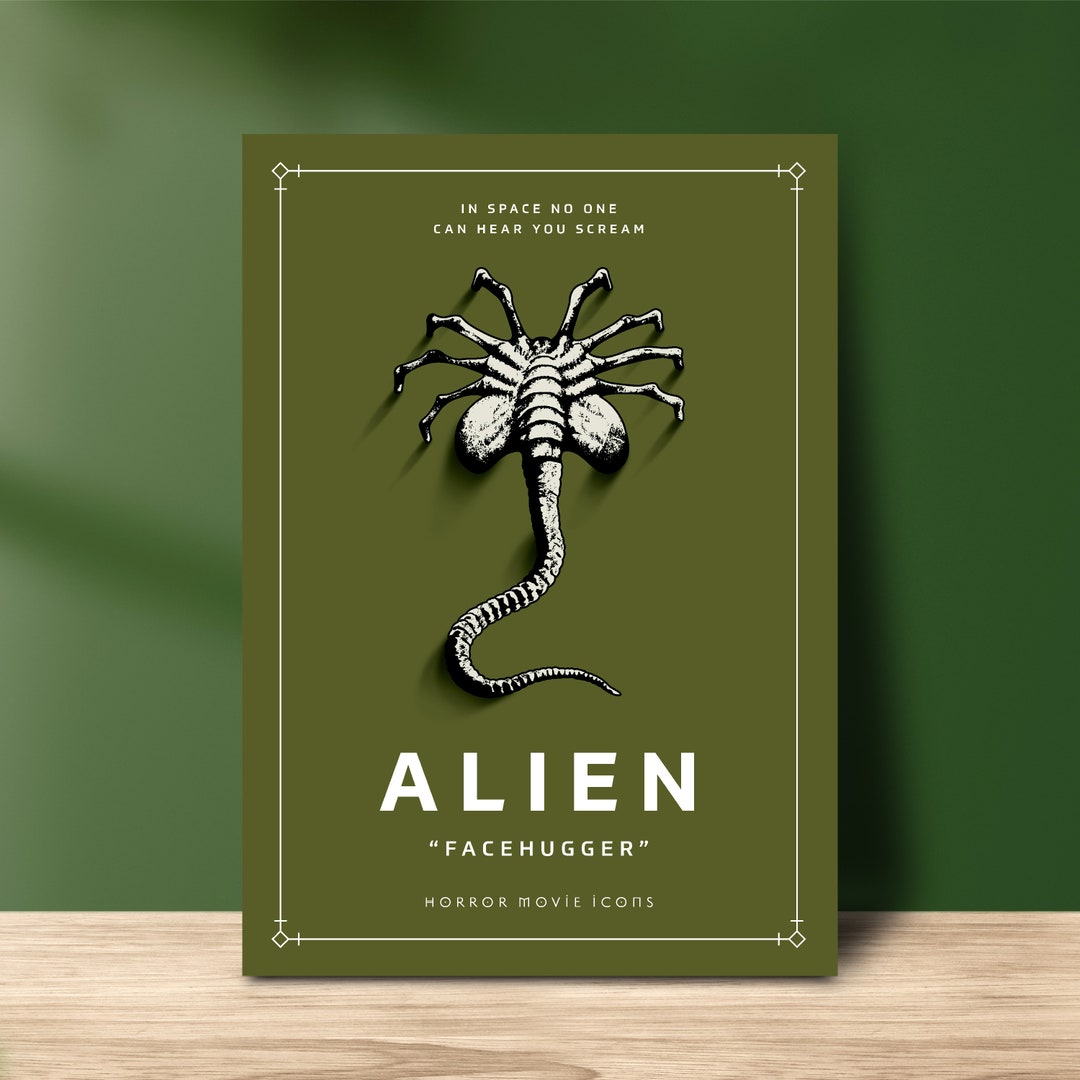 ALIEN Facehugger Poster, Premium Matte Paper - Etsy