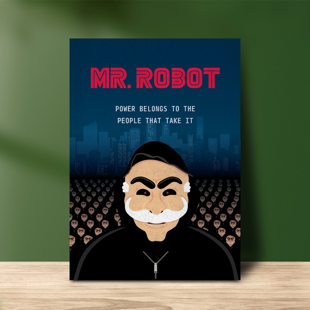 Mr. Robot Poster, Premium Matte Paper - Etsy