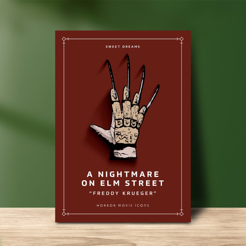 A Nightmare on Elm Street Poster, Premium Matte Paper - Etsy