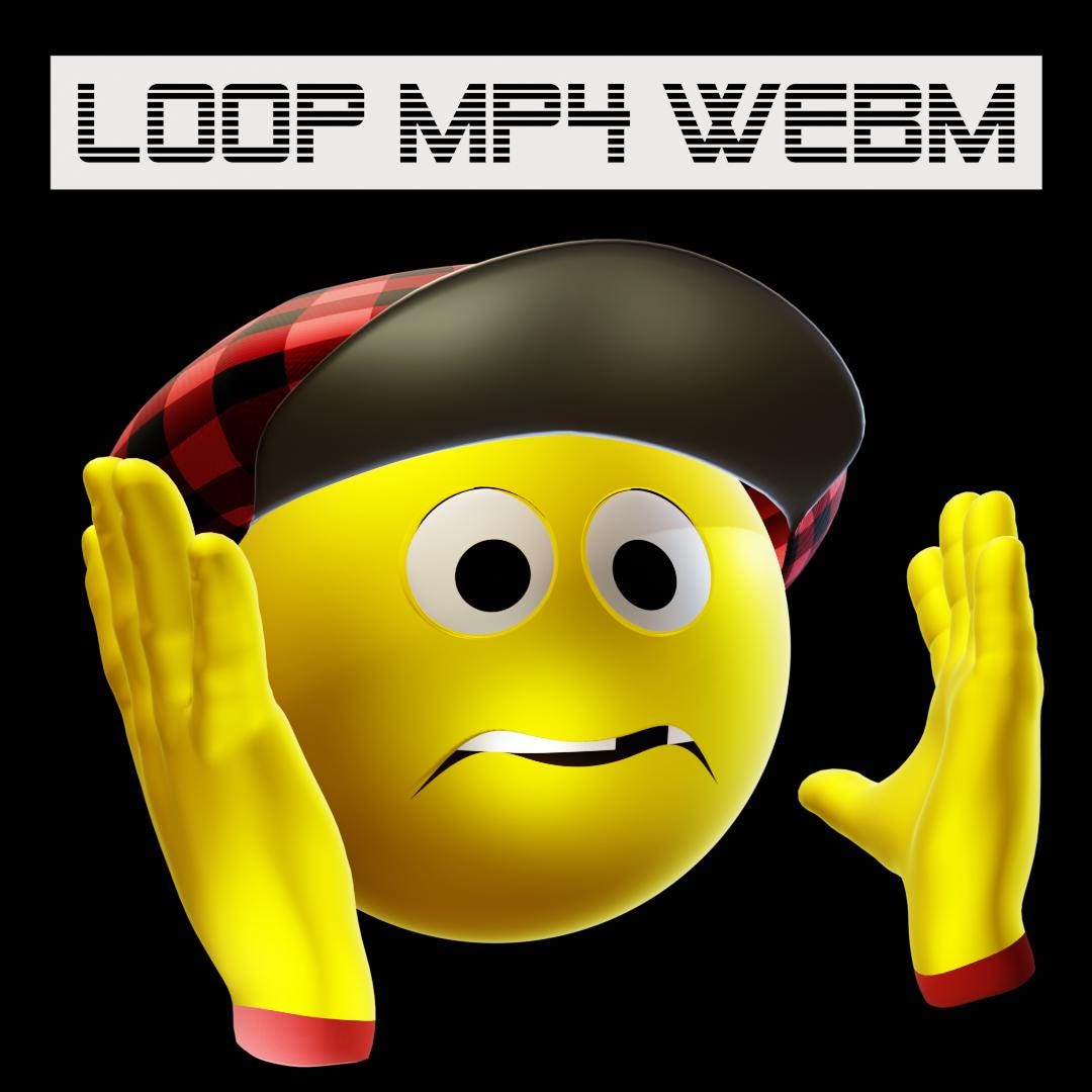 Emote Animated, Smiley Animation, Streaming Alert, Stream Overlay, Loop ...