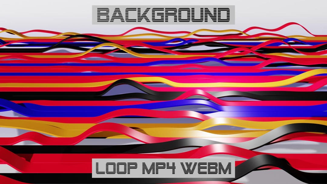 Animated Background, Abstract Animation, Decoration, Loop, Endless ...