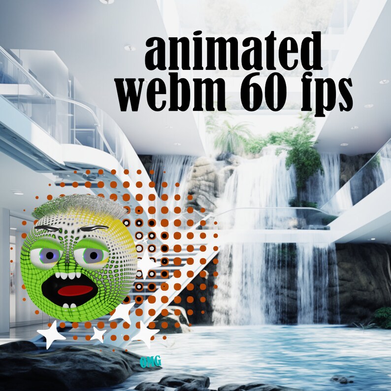 Video Overlay, Transparent, Animation, Emote, Emoji With Text OMG, Webm ...