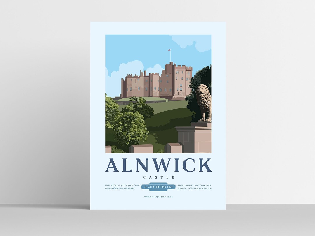 Alnwick Travel Poster Print - Etsy