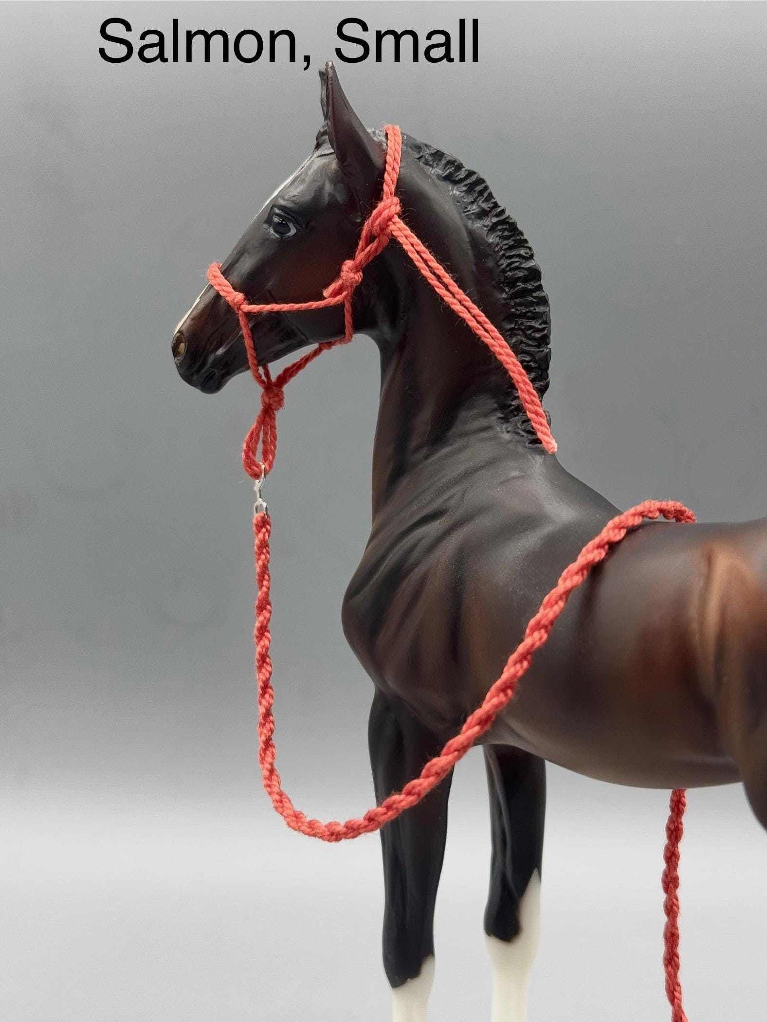 Model Horse Rope Halter/lead for Traditional Sized Foals/classic ...