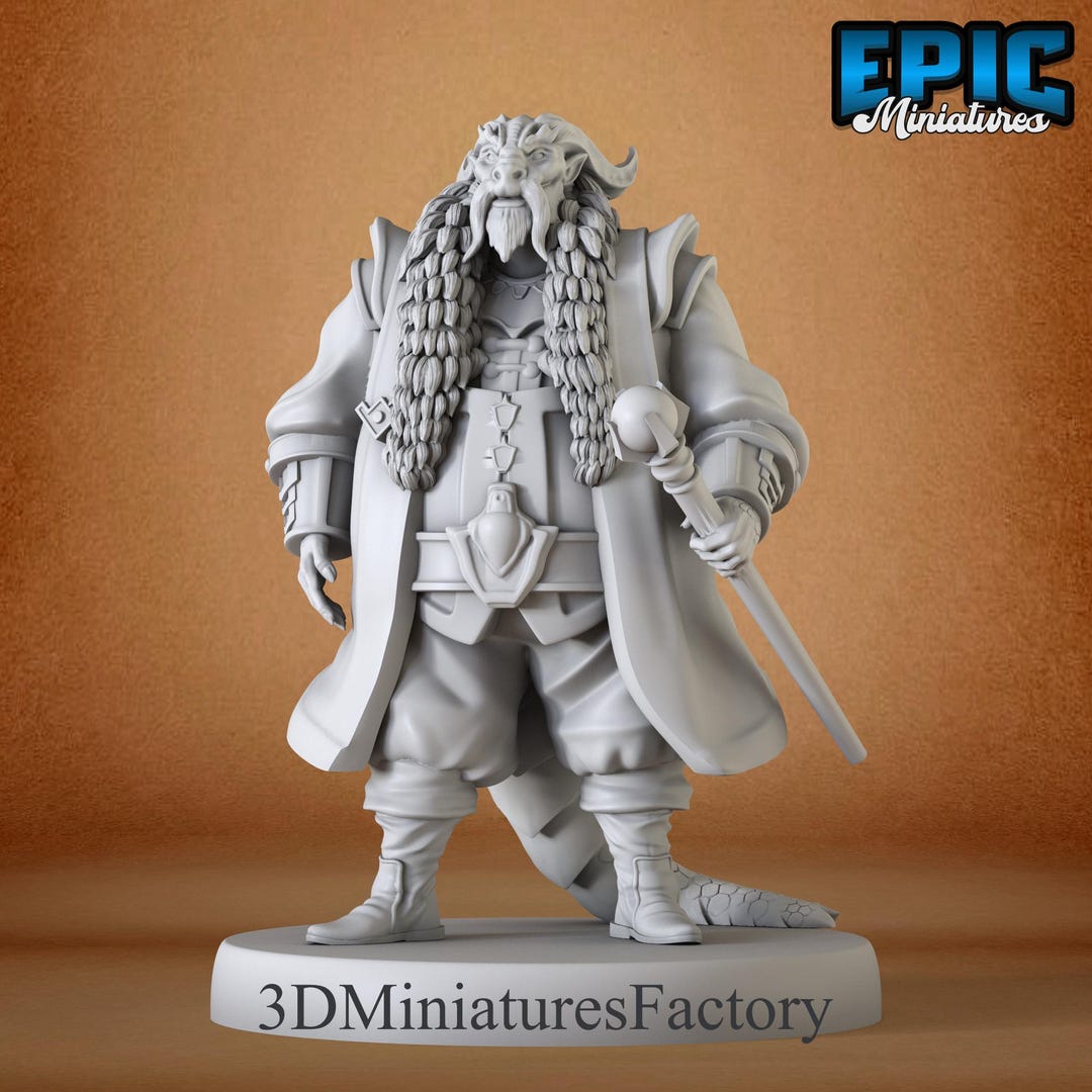 Miniature | Dragonborn Noble - Dnd Miniature for Tabletop Games ...