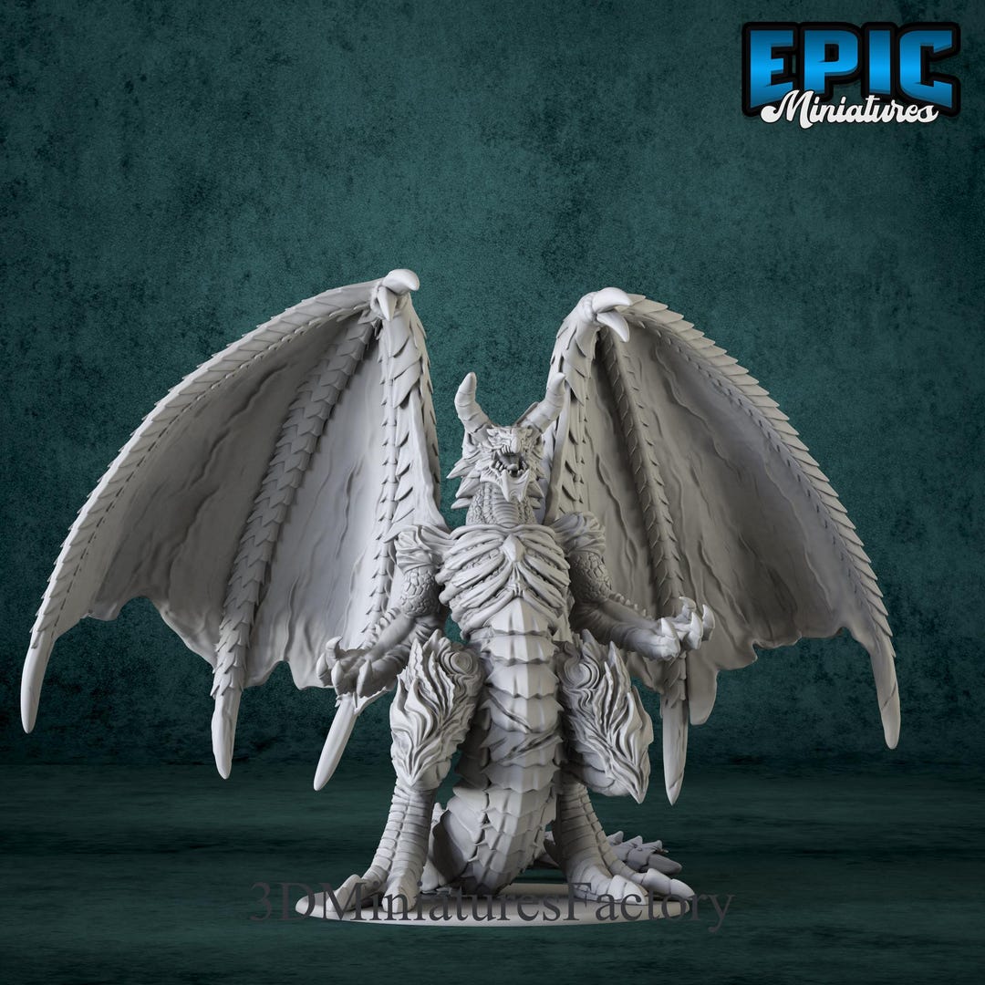 Miniature Inferno Dragon Dnd Miniature for Tabletop Games Premium Dnd ...
