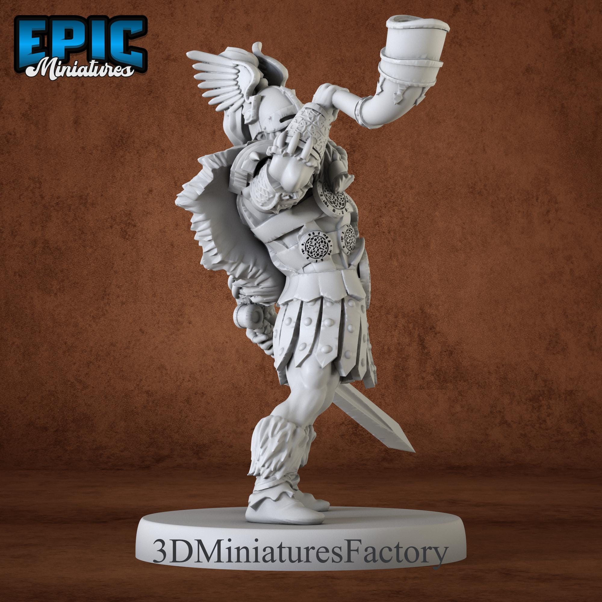 Miniature | Norse God Heimdall Horn - Dnd Miniature for Tabletop Games ...