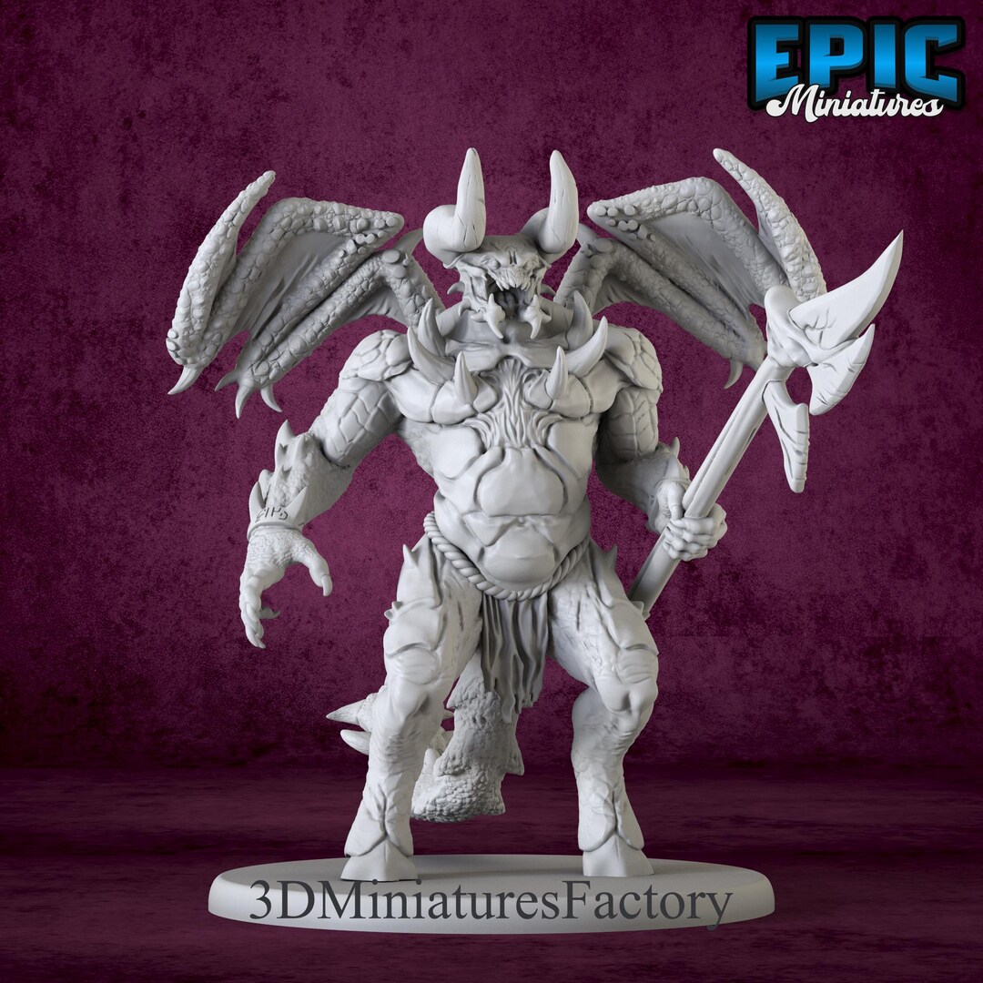 Miniature | Wrath Devil - Dnd Miniature for Tabletop Games - Premium ...