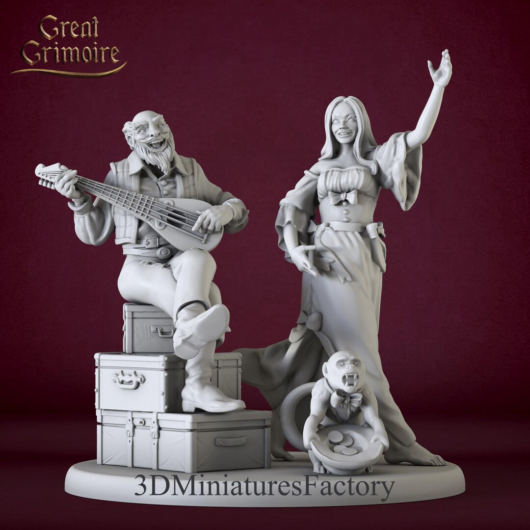 Miniature | Set Traveler Folk - Dnd Miniature for Tabletop Games ...