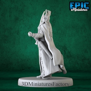 High Elf King Dnd Miniature – 3D Printed for Tabletop RPG - Etsy