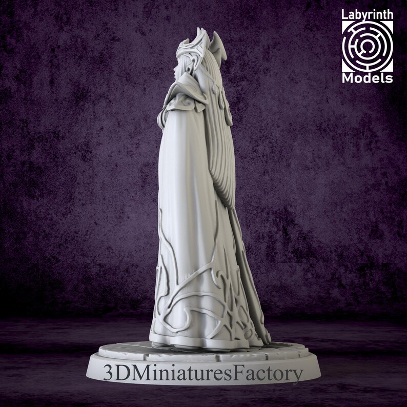 Dnd Miniature Dark Elf Matron From 28mm to 72mm Dnd Miniature for ...