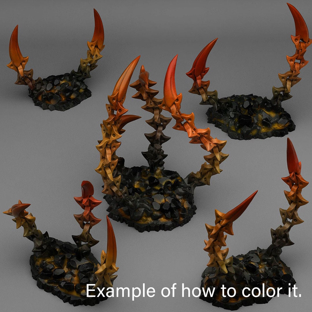 Dnd Miniature Hell Chain Claws, Available in 28 Mm or 32 Mm Scale ...