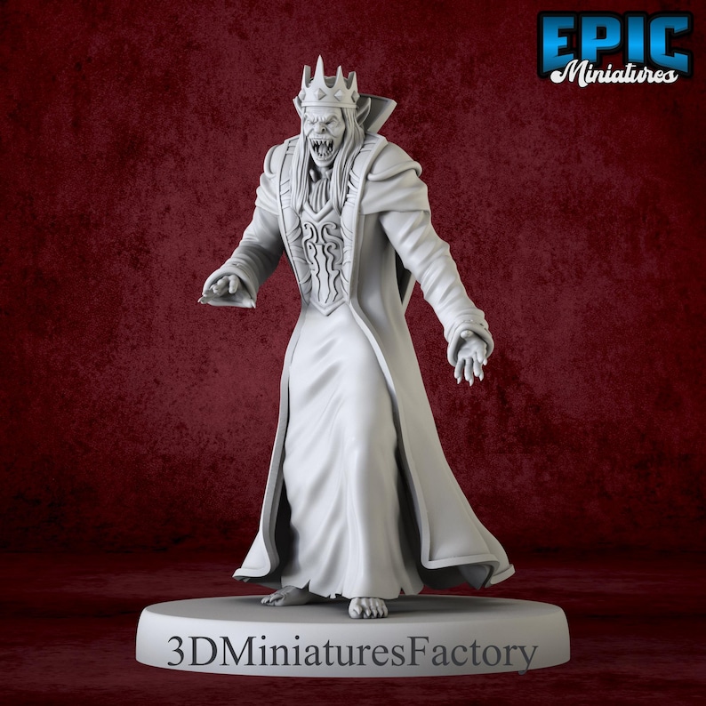 Miniature | Vampire King - Dnd Miniature for Tabletop Games - Premium ...