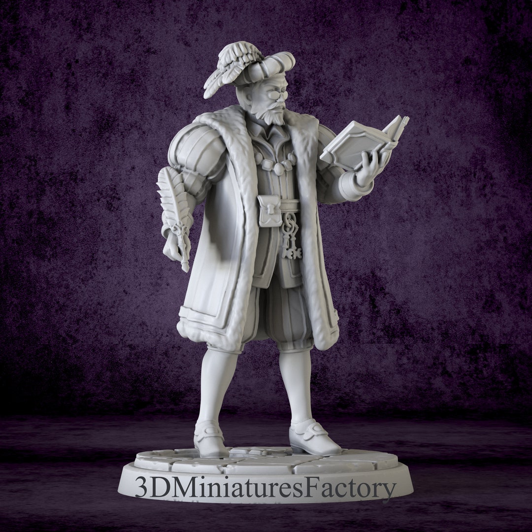 Dnd Miniature Tax Collector From Dnd Miniature for Tabletop Games ...