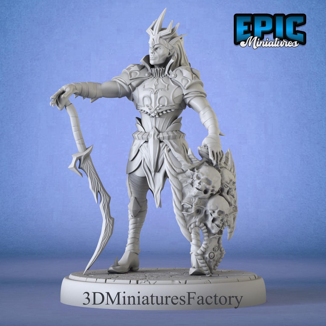 Miniature | Blood Paladin - Dnd Miniature for Tabletop Games - Premium ...