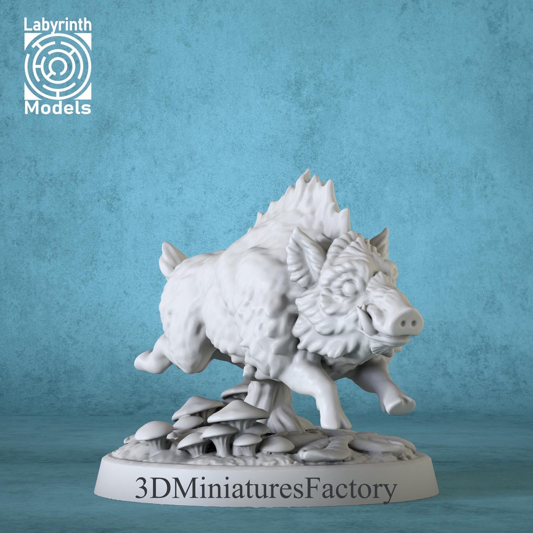 Miniature | Boar Den - Dnd Miniature for Tabletop Games - Premium Dnd ...