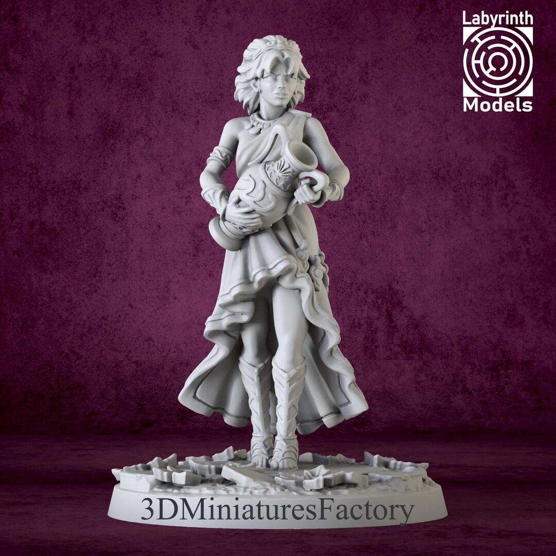 Miniature Pandora - Dnd Miniature for Tabletop Games - Etsy