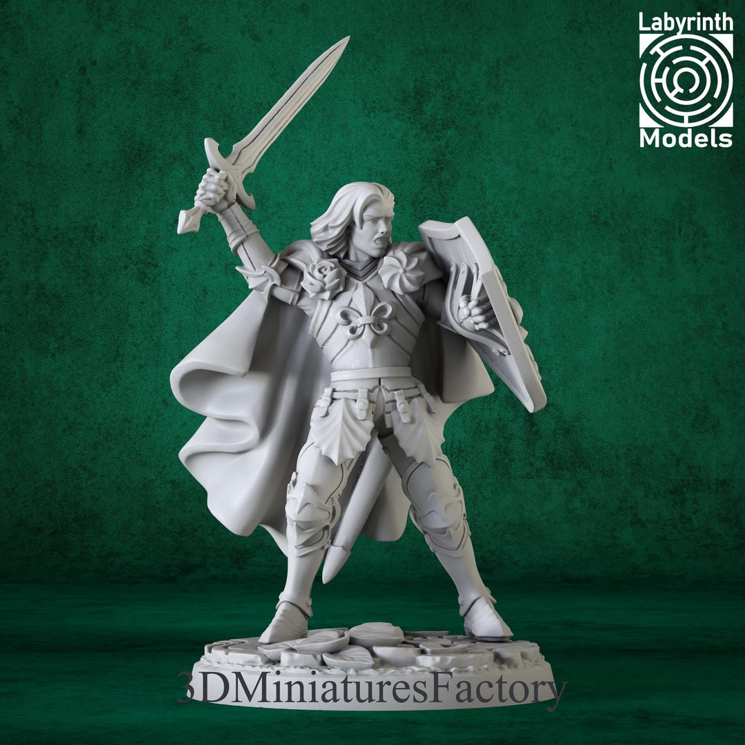 Miniature | Sir Lancelot - Dnd Miniature for Tabletop Games - Premium ...