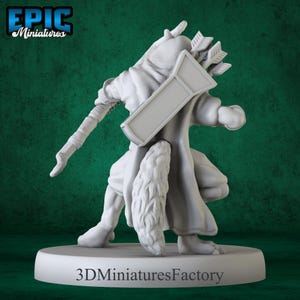 Miniature | Fox Folk Tribe Ranger- Dnd Miniature for Tabletop Games ...