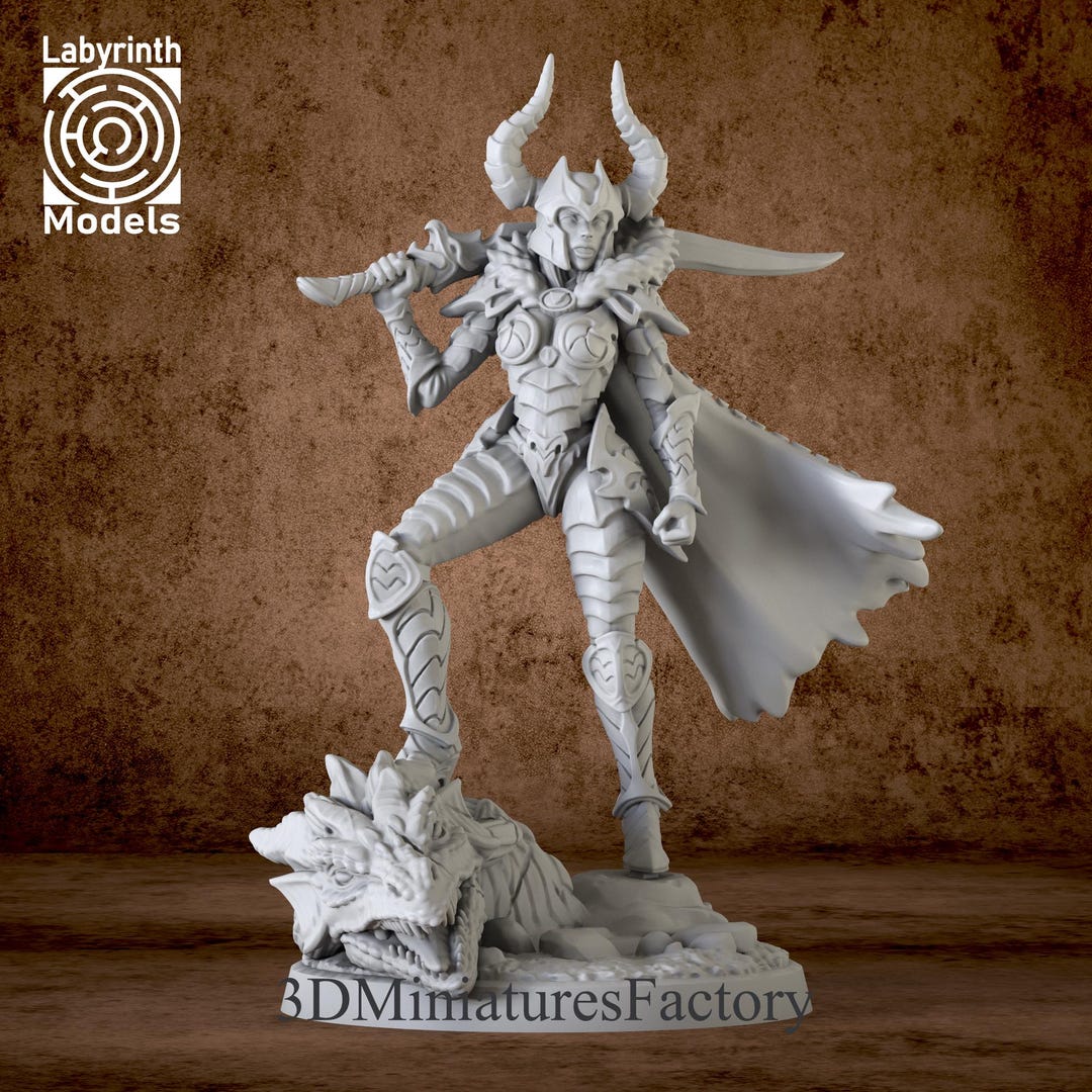Demon Slayer Miniature From 28mm to 72mm - Dnd Miniature for Tabletop ...