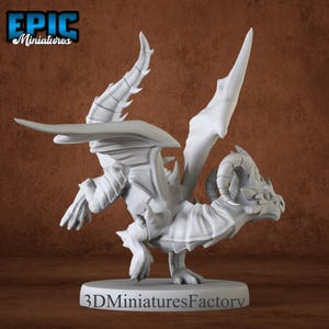Miniature | Dragon Wyrmling Flying - Dnd Miniature for Tabletop Games ...