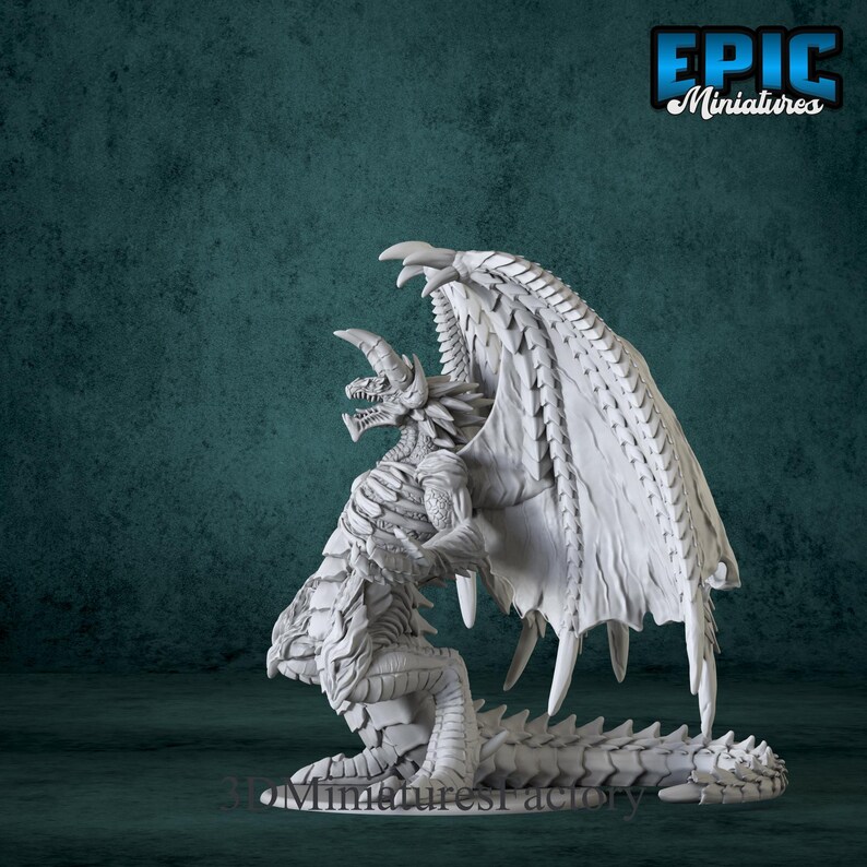 Miniature Inferno Dragon Dnd Miniature for Tabletop Games Premium Dnd ...