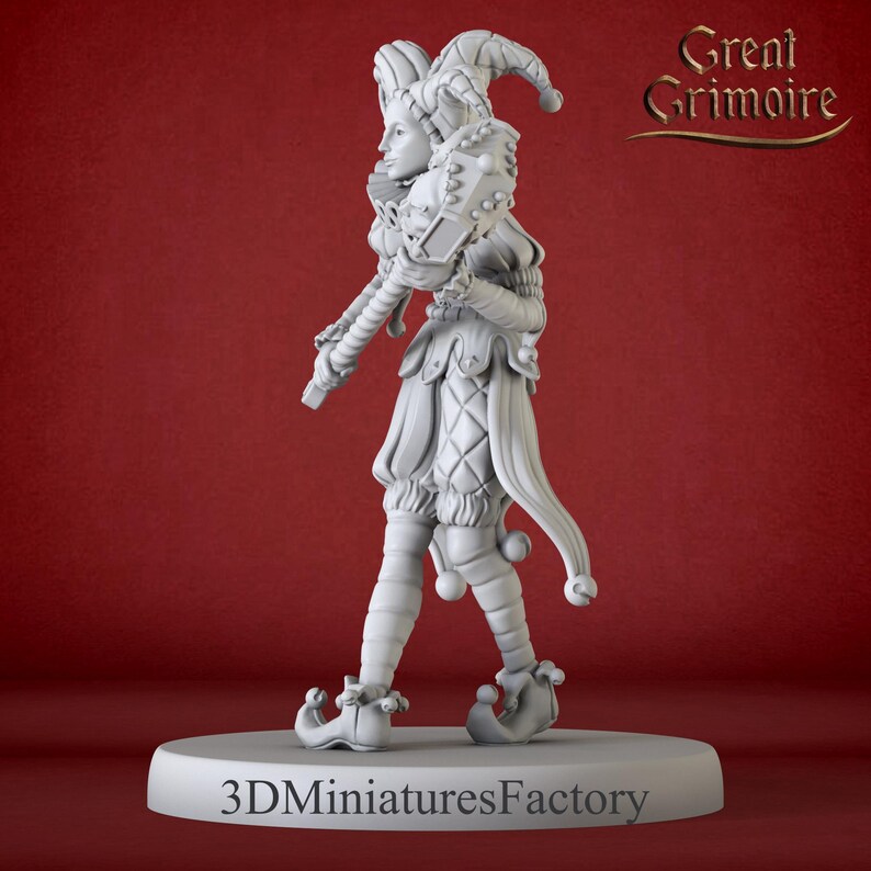 Cortane Miniature | Jester Dnd Miniature for Tabletop Games - Etsy