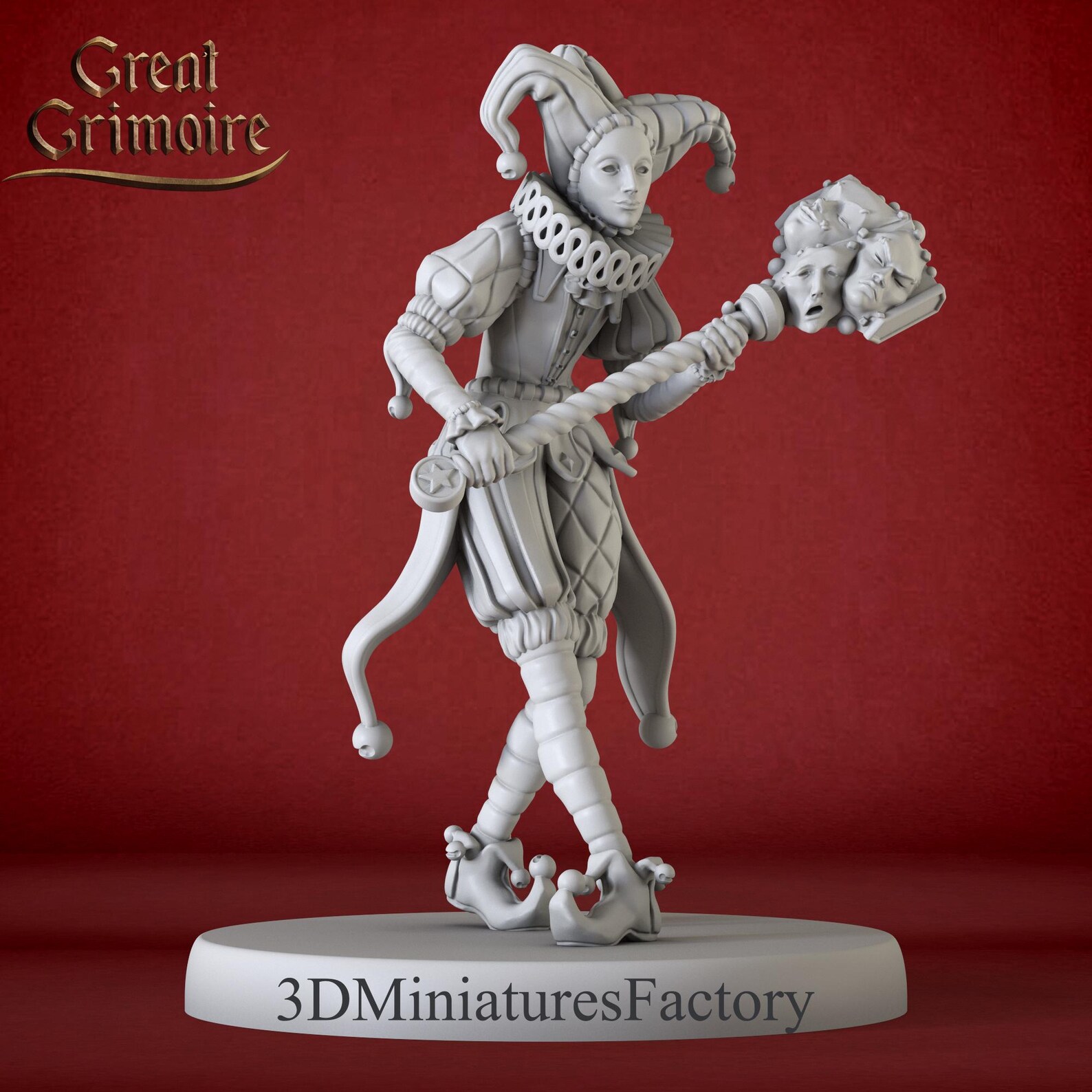Cortane Miniature | Jester Dnd Miniature for Tabletop Games - Etsy