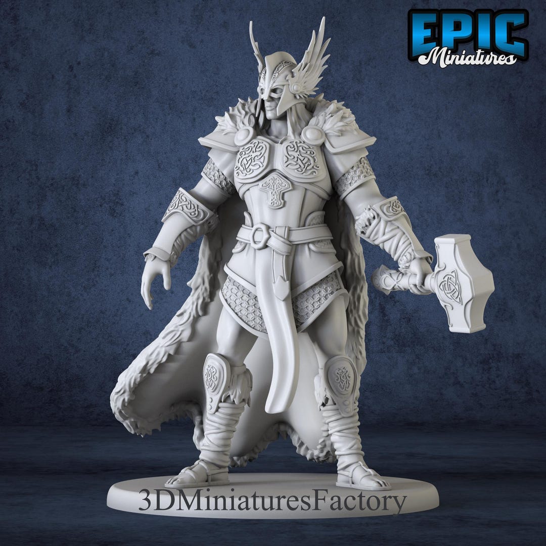 Miniature | Thor Avatar - Dnd Miniature for Tabletop Games - Premium ...