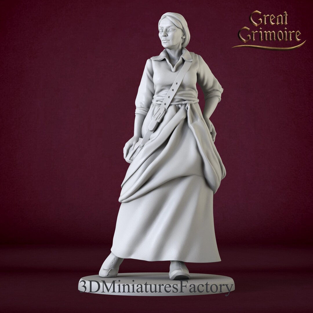 Miniature | Female Seraphina - Dnd Miniature for Tabletop Games ...