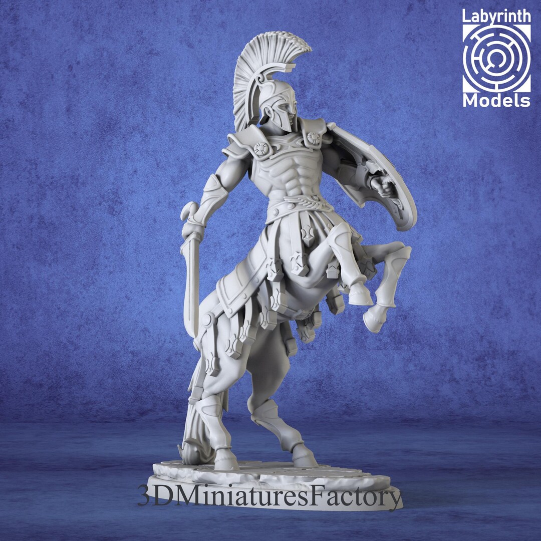 Miniature | Armored Centaur 1 - Dnd Miniature for Tabletop Games ...
