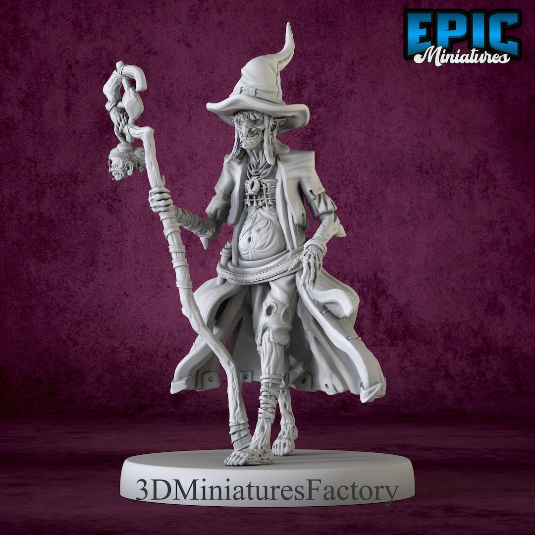 Miniature | Possessed Hag - Dnd Miniature for Tabletop Games - Premium ...