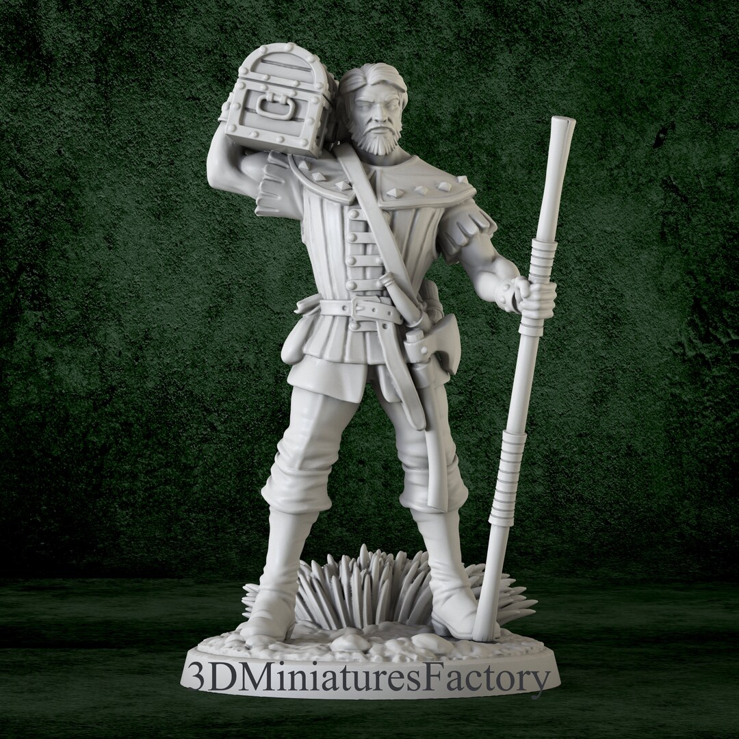 Miniatures Little John Dnd Miniature for Tabletop Games Premium Dnd ...