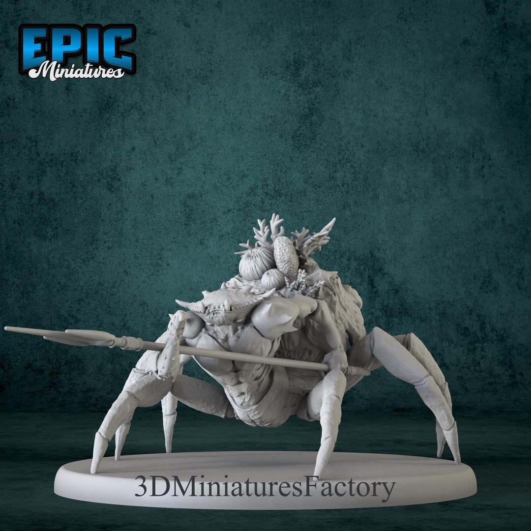 Miniature | Crab People Charging - Dnd Miniature for Tabletop Games ...