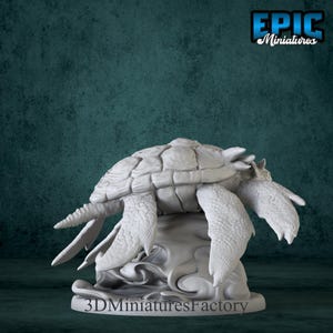 Miniature | Giant Sea Turtle - Dnd Miniature for Tabletop Games ...