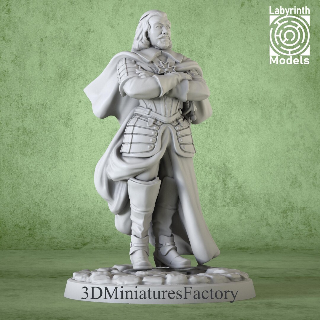 Miniature | Cardinal Richelieu - Dnd Miniature for Tabletop Games ...