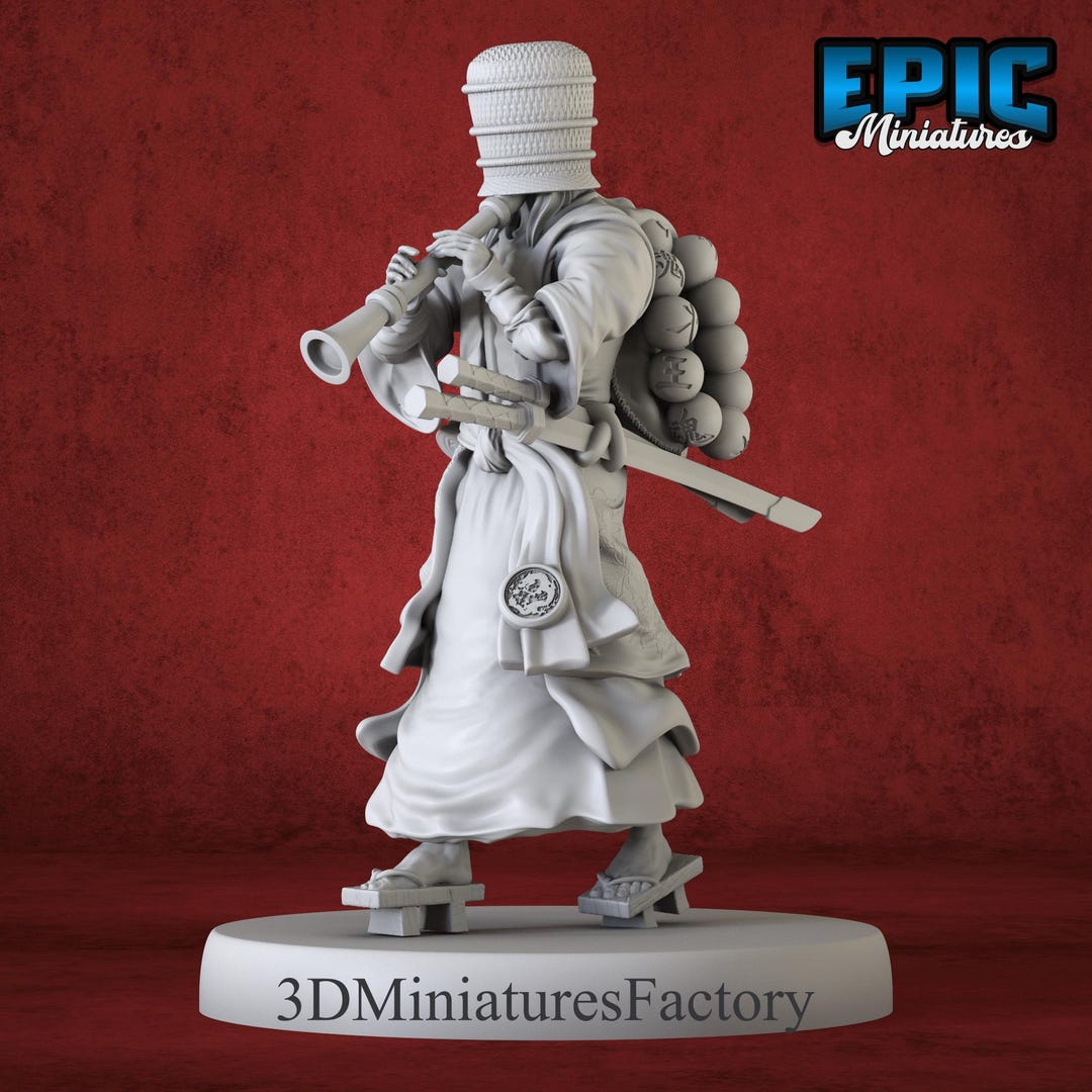 Miniature | Basket Monk Flute - Player Dnd Miniature for Tabletop Games ...