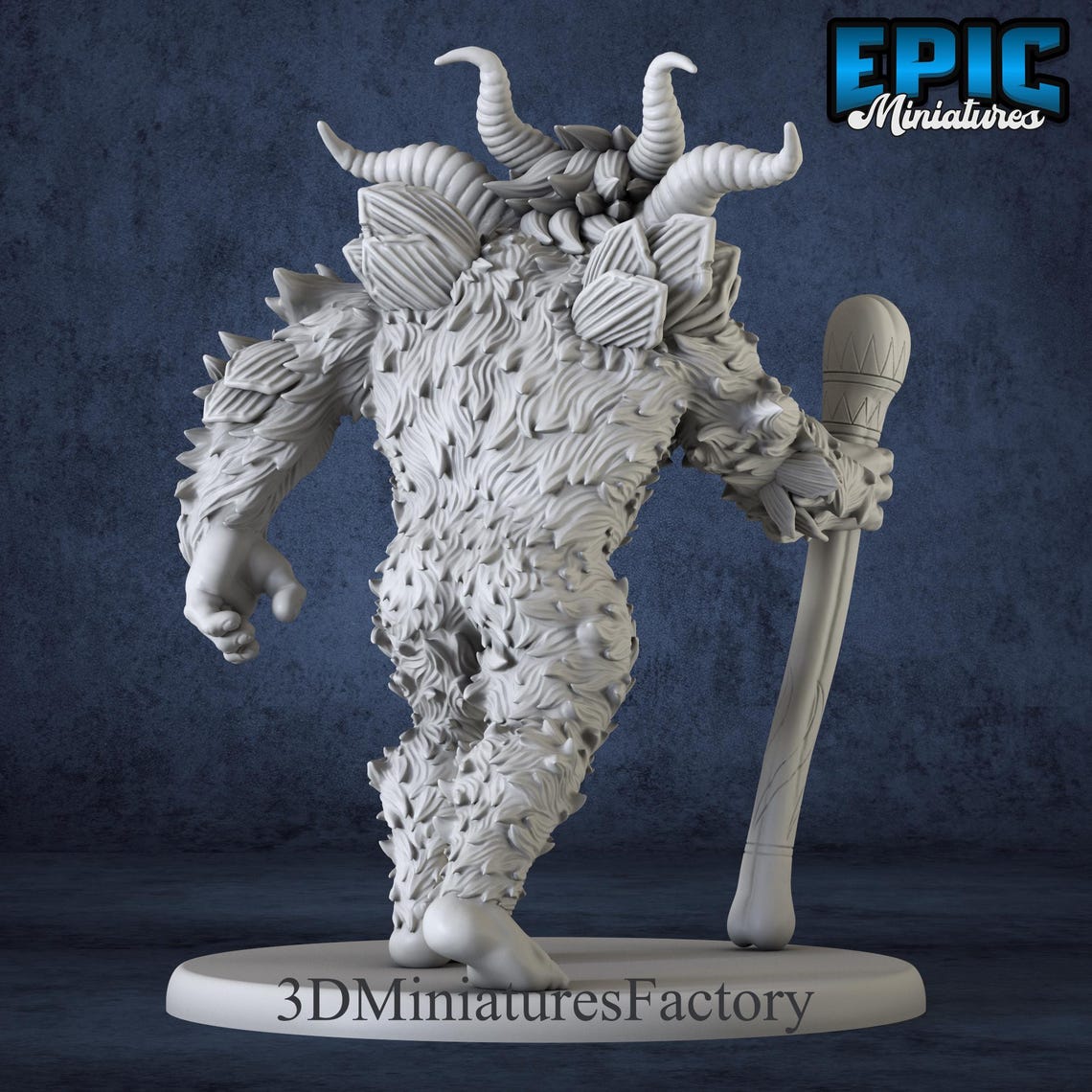 3D Printed Old Yeti Miniature: Resin RPG Figure for Dnd - Etsy