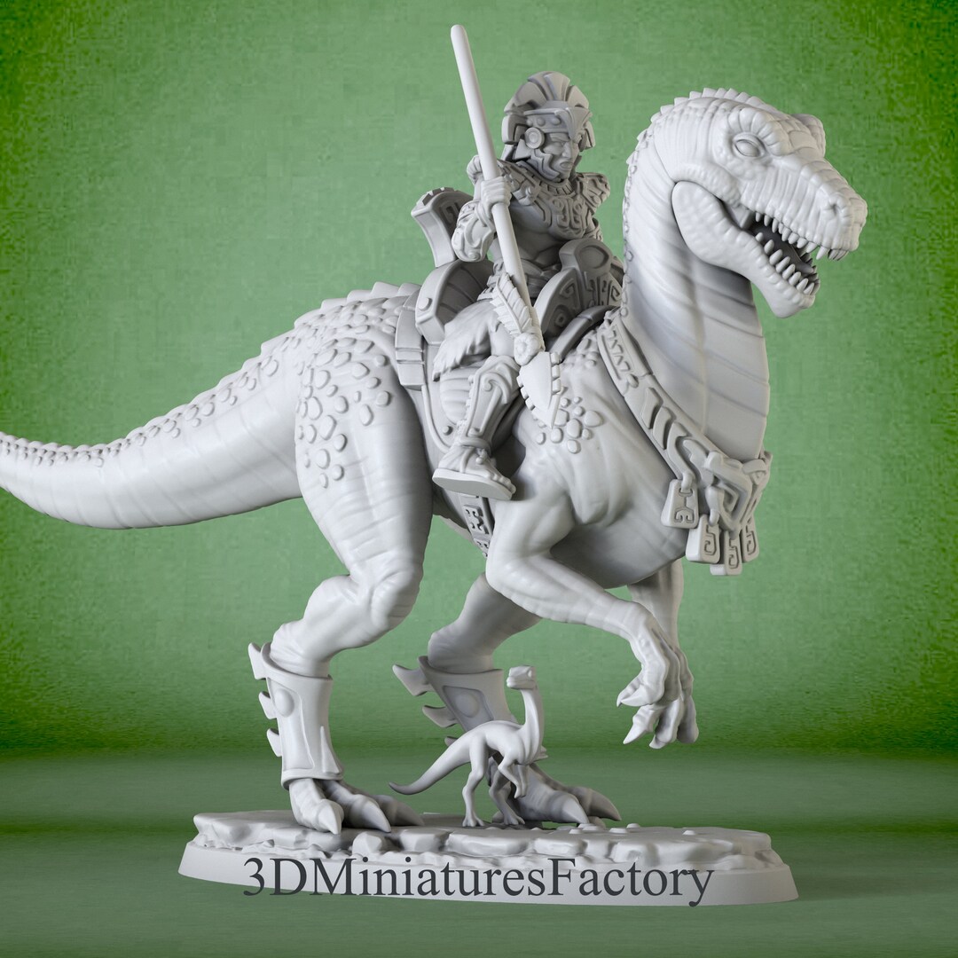 Set Miniature Dinosaur Beast Lightning Fang 3 Dnd Miniature for ...