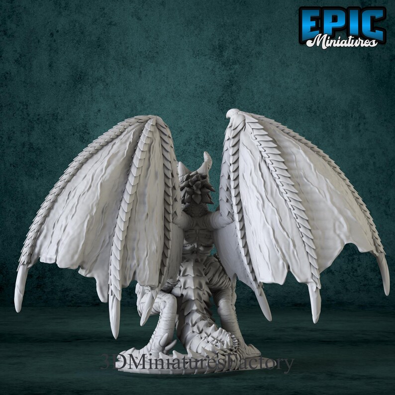 Miniature Inferno Dragon Dnd Miniature for Tabletop Games Premium Dnd ...